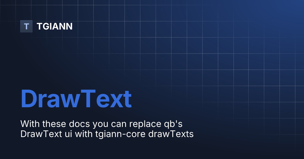 DrawText | TGIANN